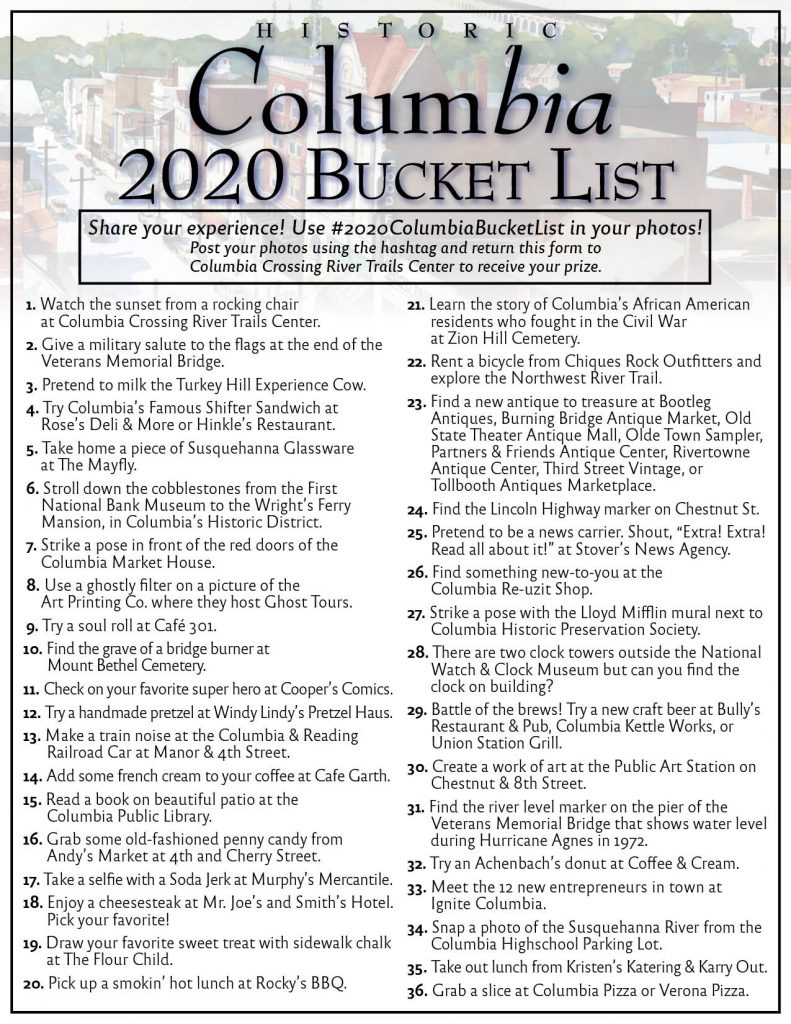 Columbia Summer Bucket List Launched!